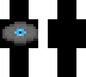 wait disc black version | Minecraft Skin