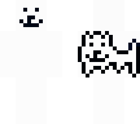 Annoying Toby fox Dog ( Fixed ) | Minecraft Skin