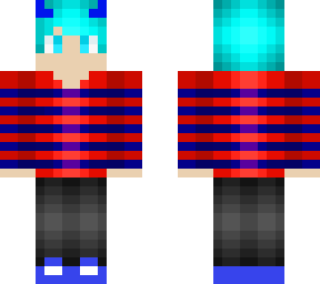 Blue Devil Boy | Minecraft Skin
