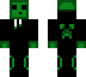 Dark green slime skin | Minecraft Skin
