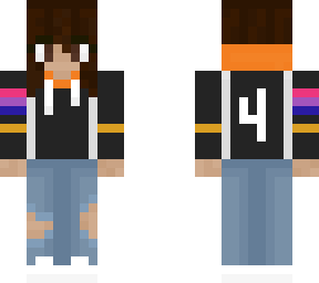 Fem Noya w/ Bi Flag | Minecraft Skin