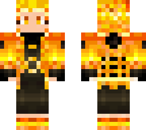 naruto kurama mode | Minecraft Skins