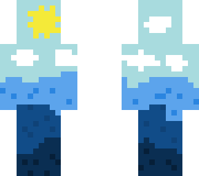 OCEAN MAN TAKE ME BY THE- | Minecraft Skin