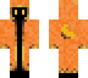 orange cult member | Minecraft Skin