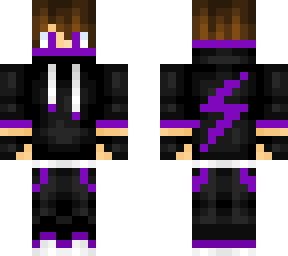 Purple gaming headset | Minecraft Skin