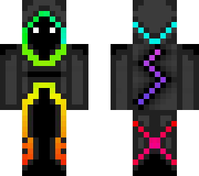 RGB demon | Minecraft Skin