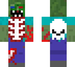 bloody zombie | Minecraft Skin