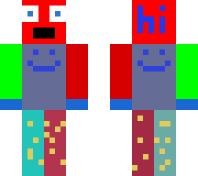 creepy hi | Minecraft Skin