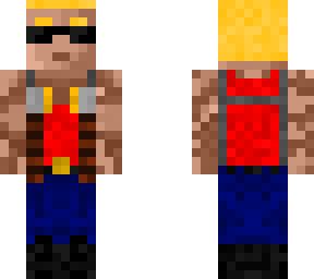 duke nukem | Minecraft Skin