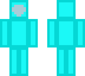 King of Space cyan glass | Minecraft Skin