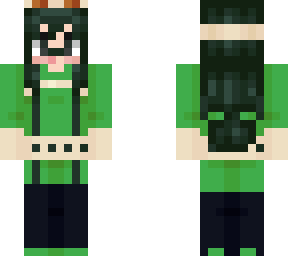 Tsuyu Asui MHA | Minecraft Skin