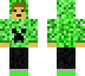 creeper hoodie | Minecraft Skin