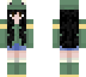 Edited Froggy Girl | Minecraft Skin