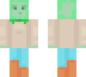 slime in rowlet rope | Minecraft Skin