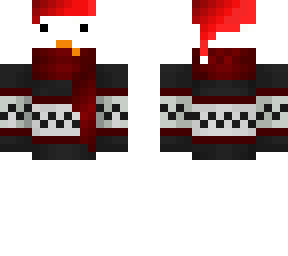 Snowboy with Festive Hat | Minecraft Skin
