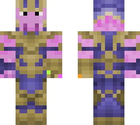 Thanos with Infinity Gauntlet | Minecraft Skin