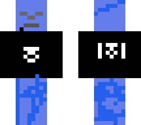 water skeleton | Minecraft Skin