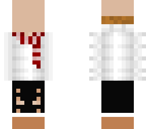 white puffer winter coat | Minecraft Skin