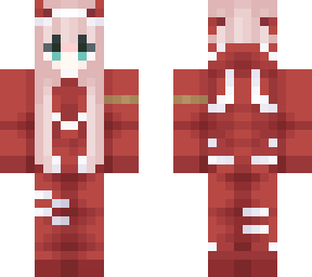 Zero Two (Suit) (Bedrock) | Minecraft Skin