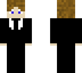 Black formal suit | Minecraft Skin