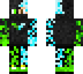 blue and green | Minecraft Skin