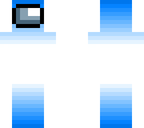 blue faded crewmate | Minecraft Skin