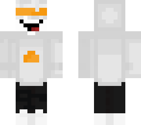 Orange bedless noob | Minecraft Skin