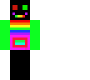 The Rainbow Digger | Minecraft Skin