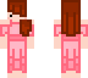 Blocky Dress Girl | Minecraft Skin