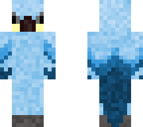 Blue parrot. | Minecraft Skin