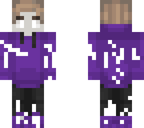 Ghost Purpled (Fixed version) | Minecraft Skin
