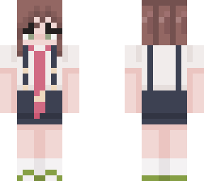 Naki Kokuriko - Ayakashi Akashi | Minecraft Skin