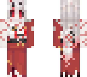 Blood Fan Prajna (IDV Geisha/Michiko Skin) | Minecraft Skin