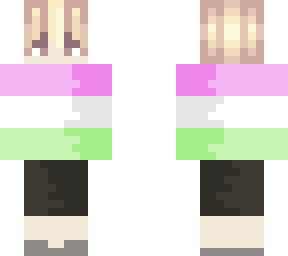 Genderqueer pride sweater | Minecraft Skin