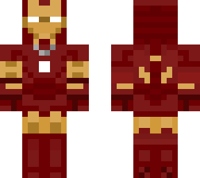 Iron man. | Minecraft Skin