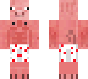 pig with abs | Minecraft Skin