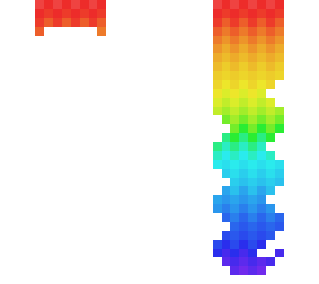rainbow hair base | Minecraft Skin