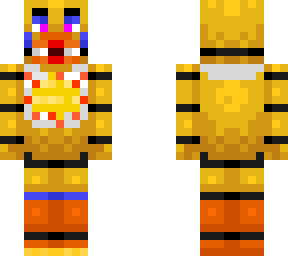 Rockstar Chica -Freddy Fazbear Pizzeria Simulator | Minecraft Skin