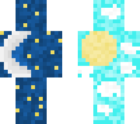 Sun and moon | Minecraft Skin