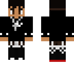 Black True Religion Jeans Boy with Sliver Chain | Minecraft Skin