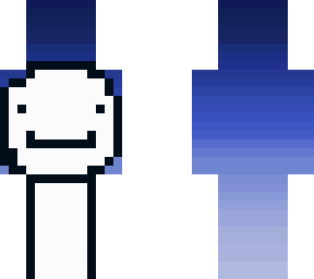 Blue pack shader dream | Minecraft Skin