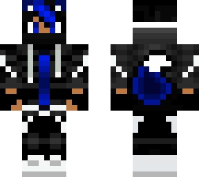 Blue Wolf Gamer | Minecraft Skin