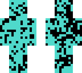 Cyan pixel dream | Minecraft Skin