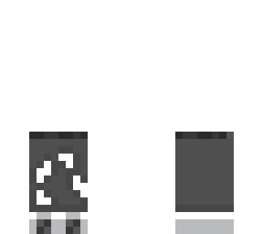 Grey Ripped Jeans Template | Minecraft Skin