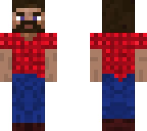 Steve With Beard | Minecraft Skins