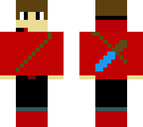 red gamer | Minecraft Skin