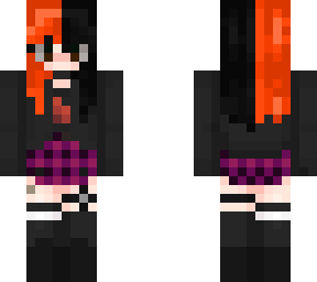 Split hair dye girl | Minecraft Skin
