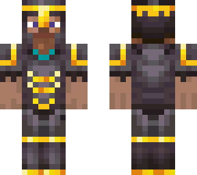 Steve with Golden Netherite | Minecraft Skin