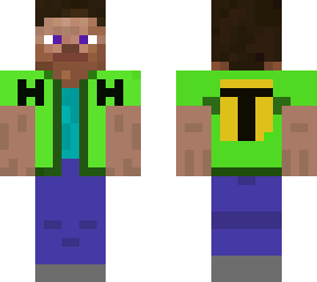 Steve With Hacker Mandalorian gg | Minecraft Skin