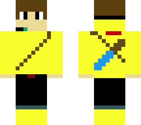 yellow gamer | Minecraft Skin